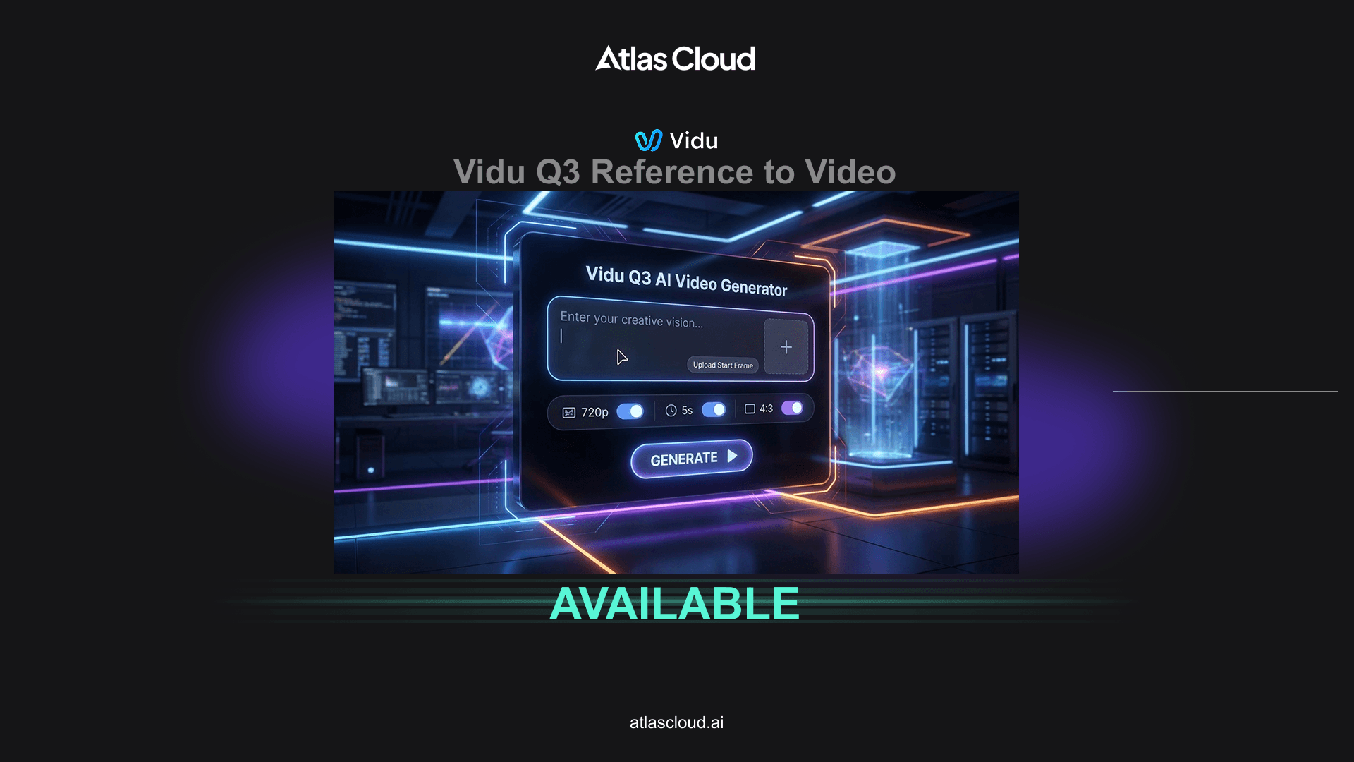Vidu Q3 AI Video Generator Now on Atlas Cloud: Create 16s Cinematic ...