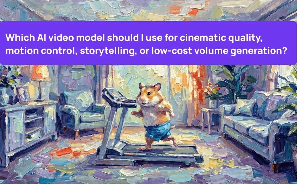 Compare the best AI video models for cinematic quality, motion control ...