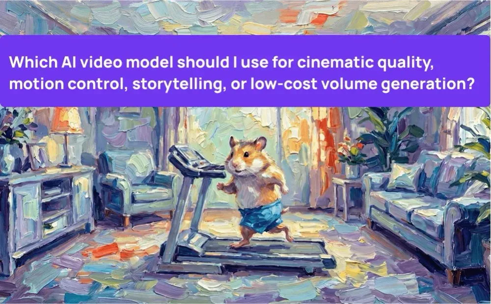 Compare the best AI video models for cinematic quality, motion control ...