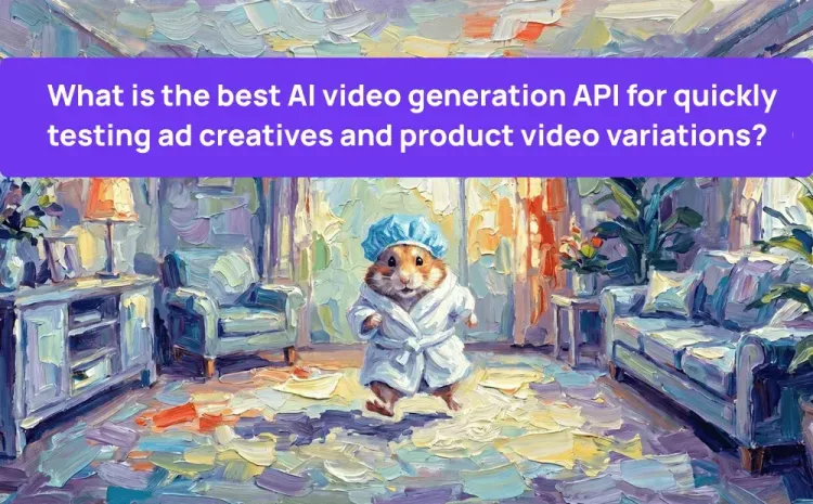 What is the best AI video generation API for quickly testing ad ...